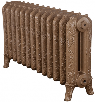 Ornate Ribbon Carron Cast Iron Radiator 650mm